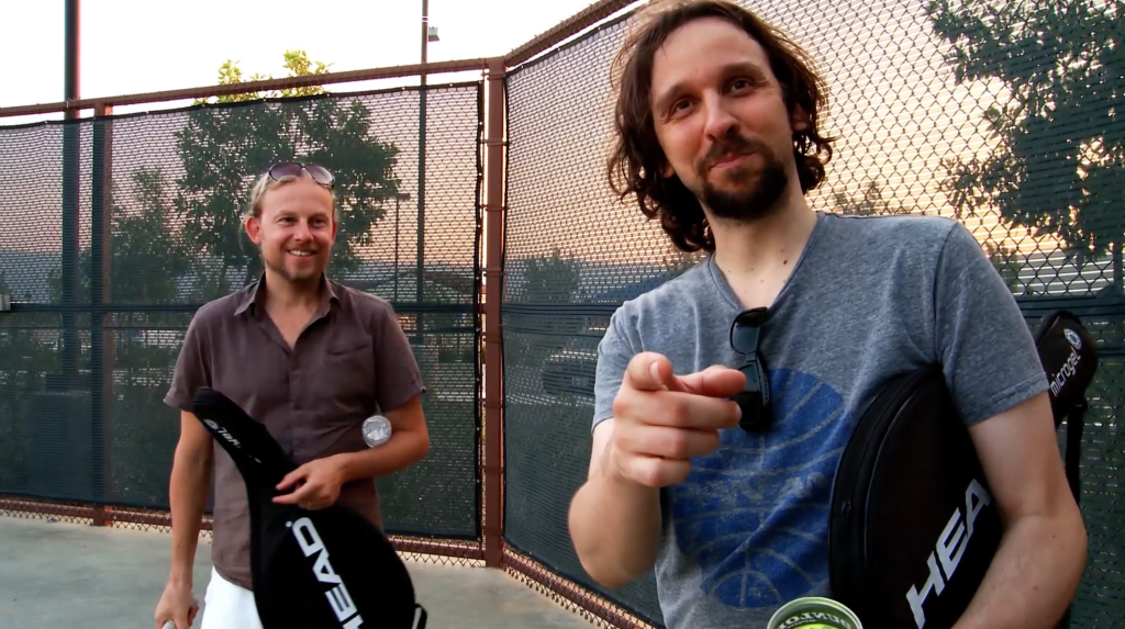 VIDEO: Marco Minnemann vs. Morgan Ågren in Tennis Match - CarlKingdom.com