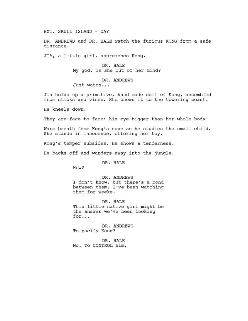 Godzilla Vs. Kong: Scene Writing Analysis – CarlKingdom.com