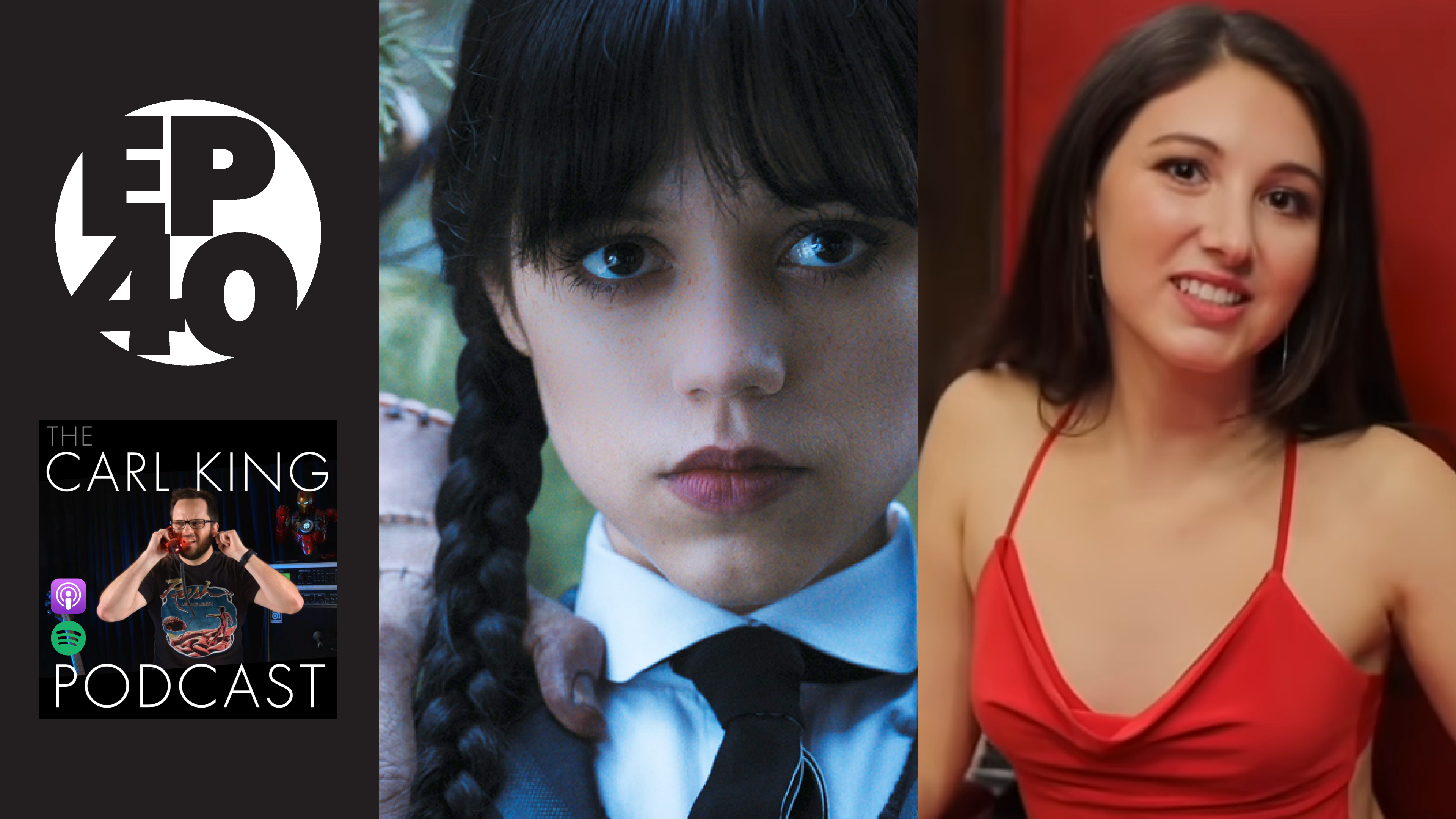 Ep. 40 – Tim Burton’s Wednesday Ep. 1 (Netflix) + Sarah Brand’s “Red Dress” – CarlKingdom.com